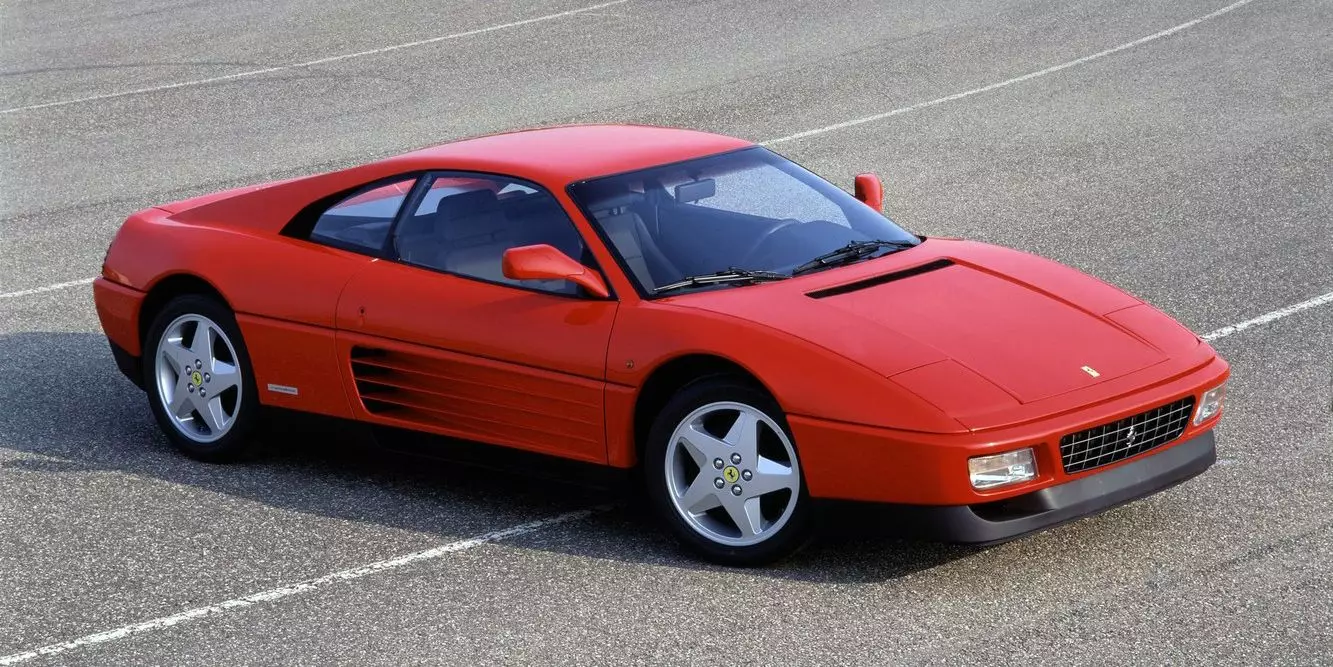 陸地車輛, 車輛, 汽車, Ferrari 348, 跑車, Coupé, Supercar, Ferrari tr, 合金輪轂, Ferrari mondial,