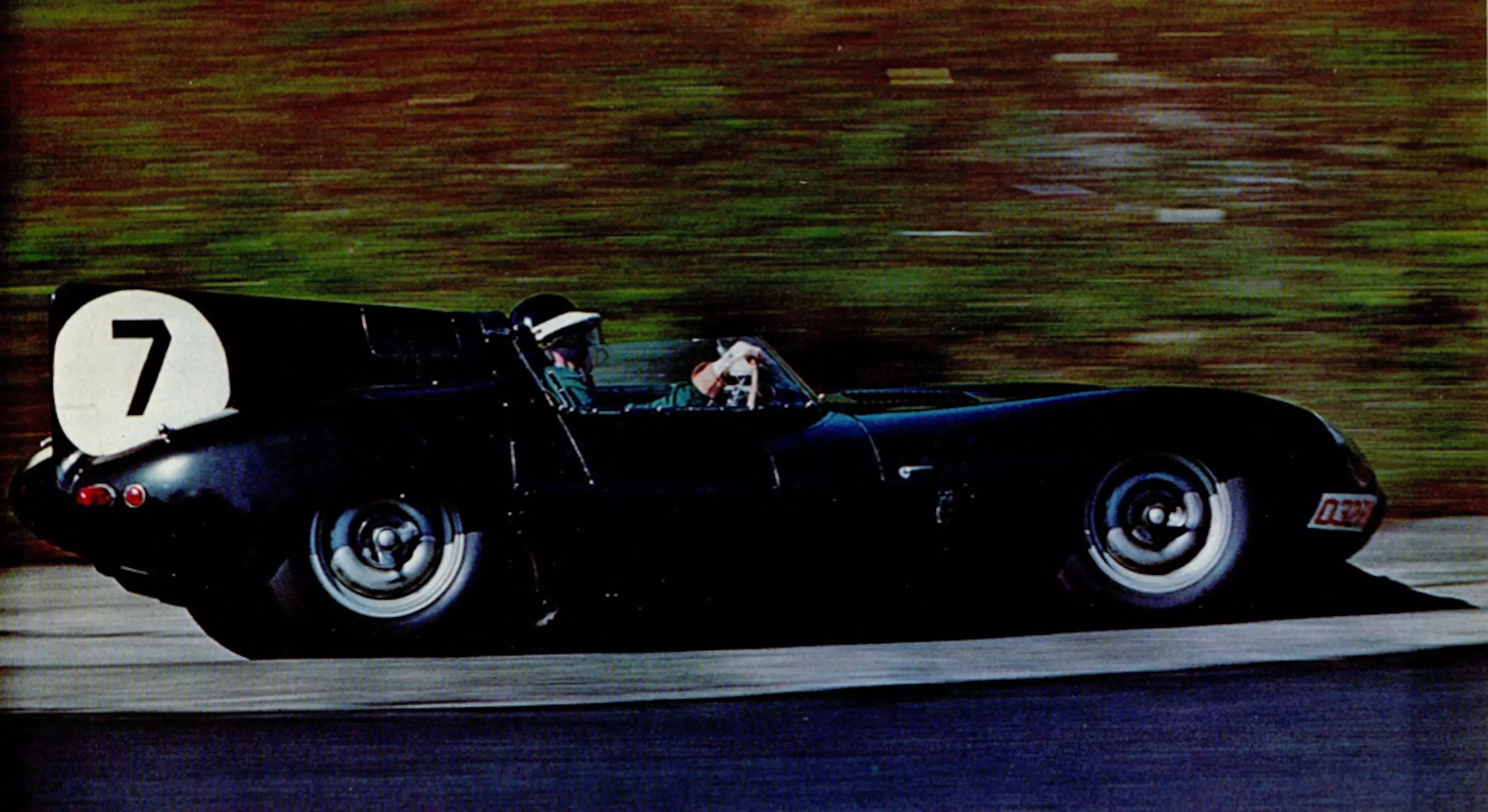 Jaguar d type Road and track magazine 1976