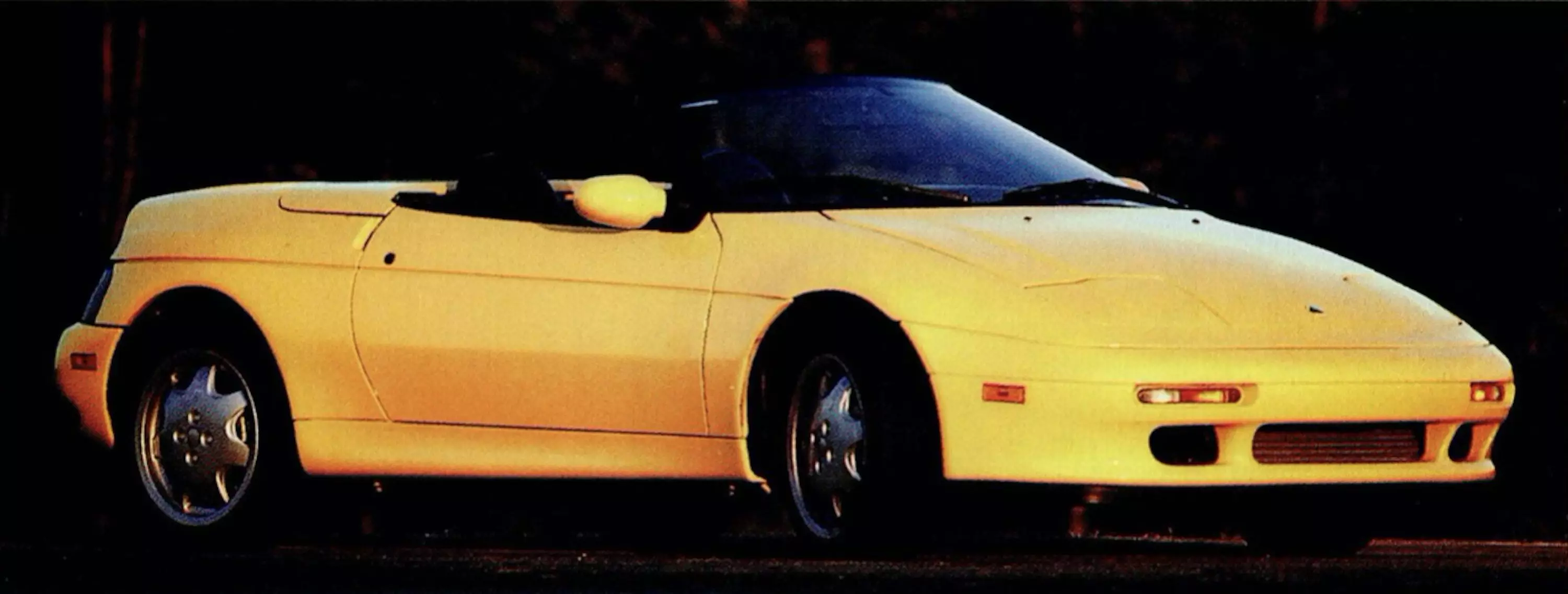 道路和轨道 Lotus elan se 路试 1991