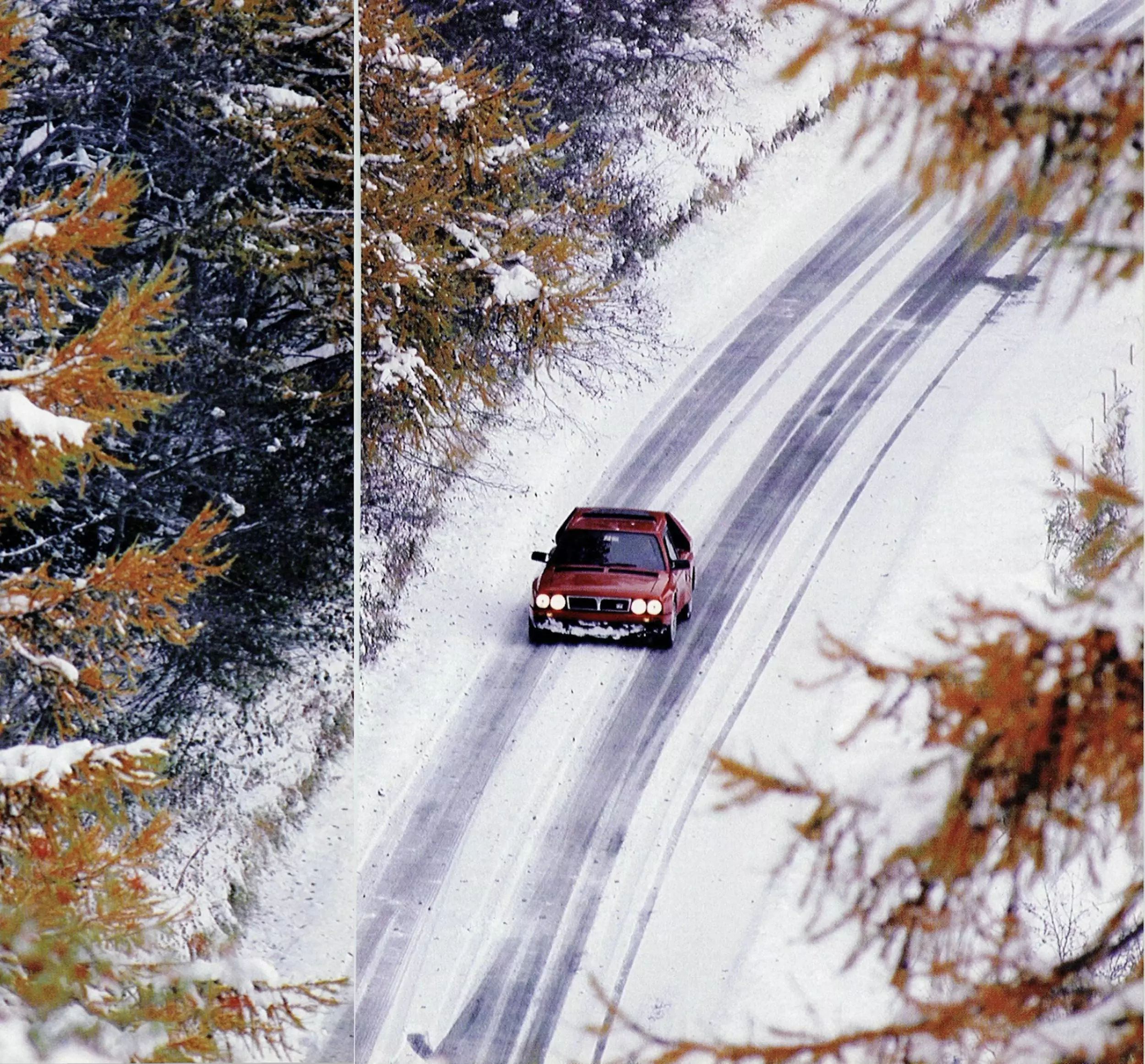 “Lancia Delta S4” “Ferrari” däl. Bu has seýrek we gyzykly.