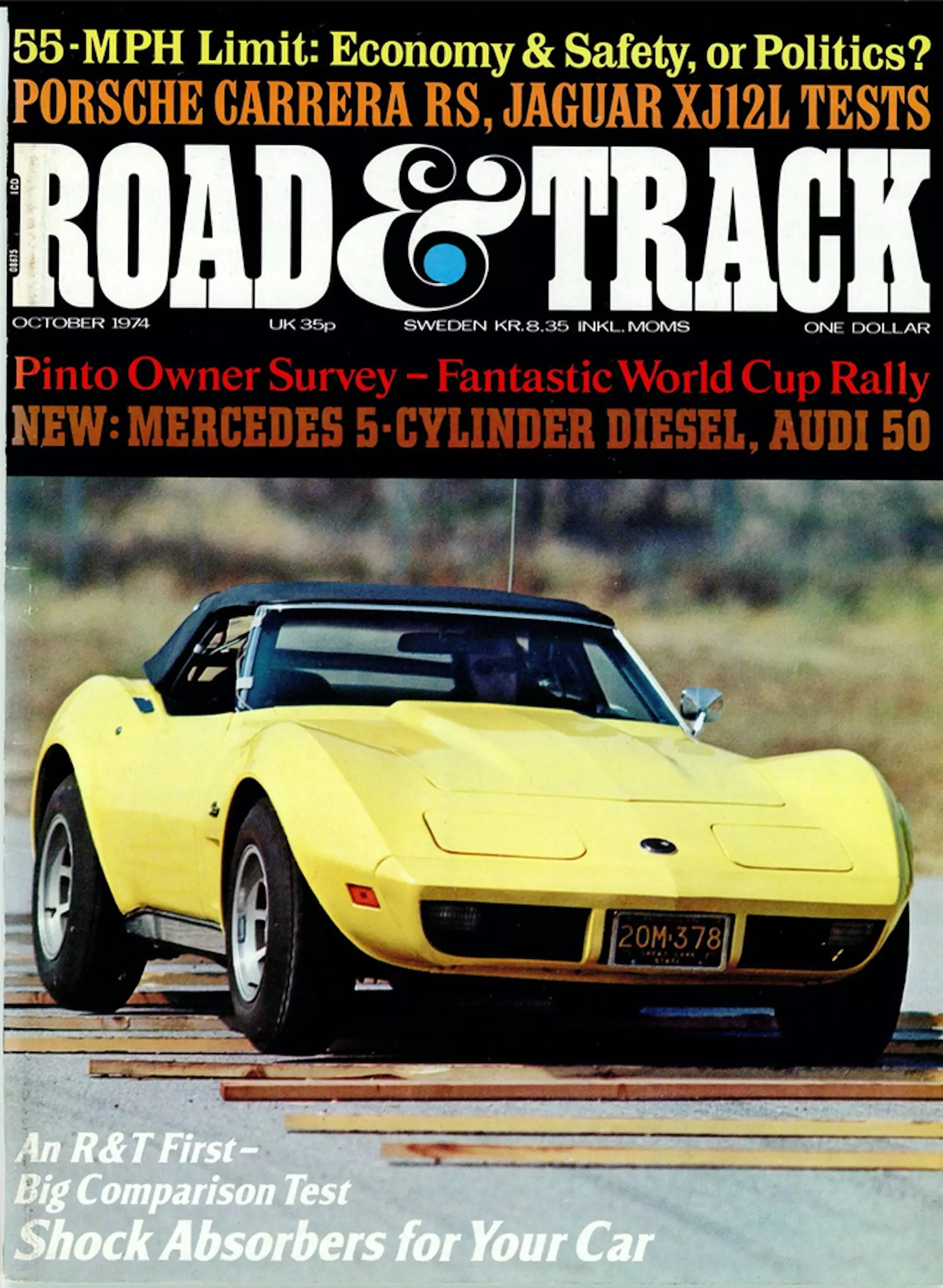 portada de carretera i pista octubre de 1974