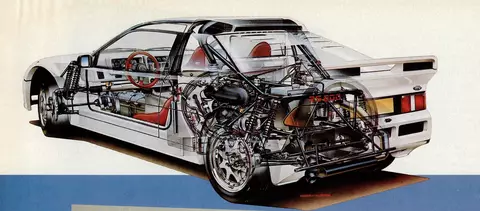 ford rs200 cutaway