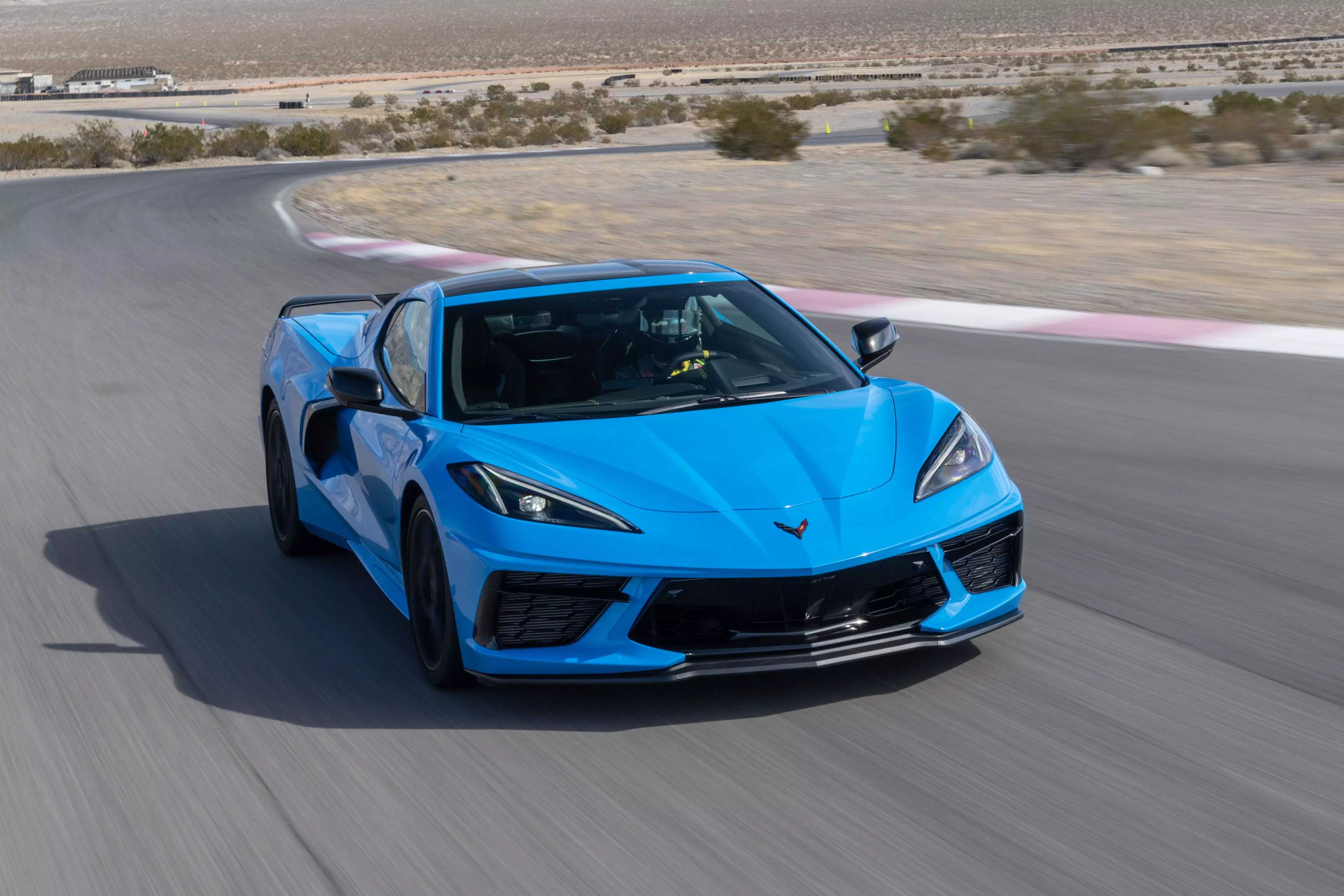 2020 Chevrolet Corvette Z51 在賽道上