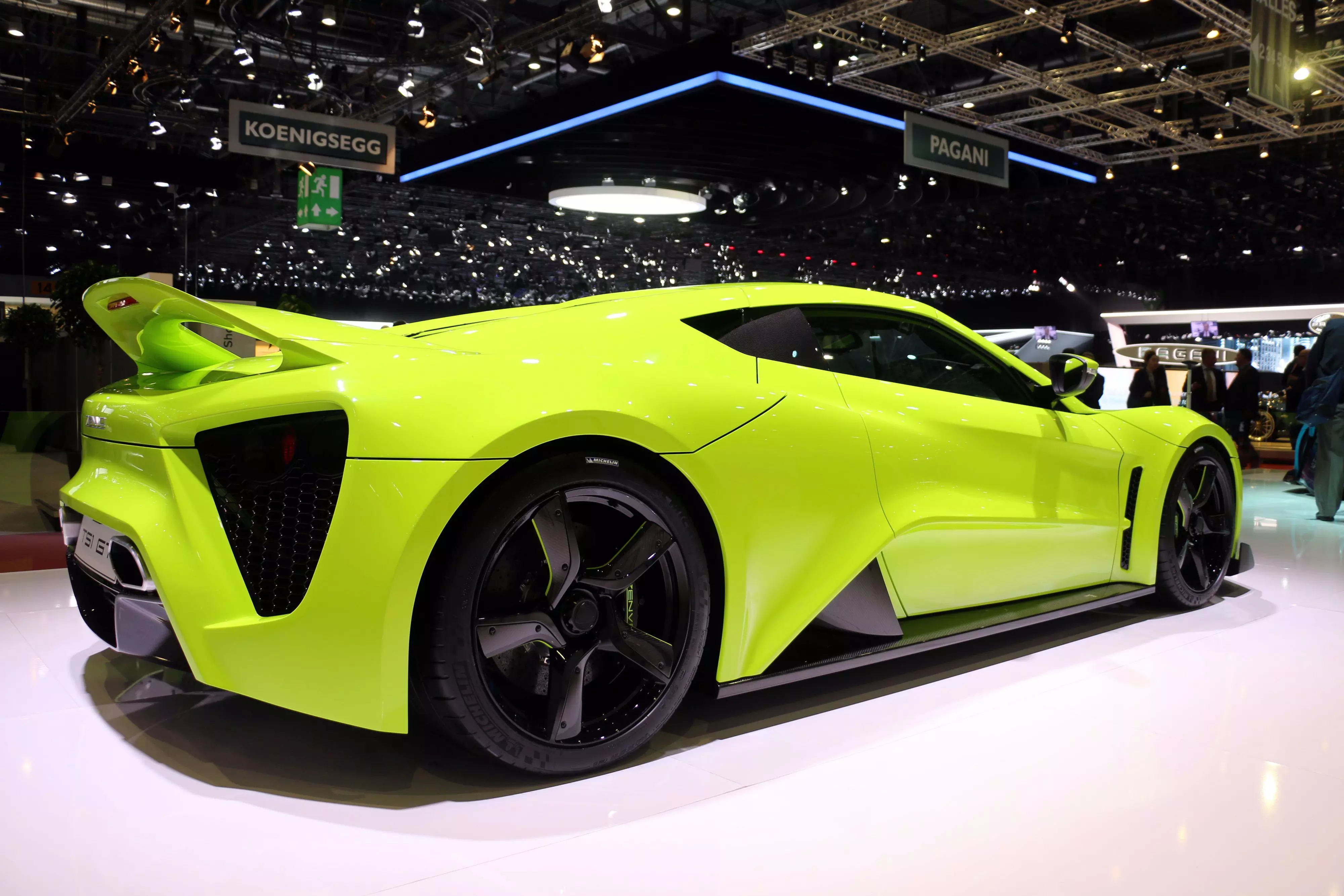 Landvoertuig, Voertuig, Motor, Sportmotor, Supermotor, Motorontwerp, Autoskou, Zenvo ST, Geel, Coupé,