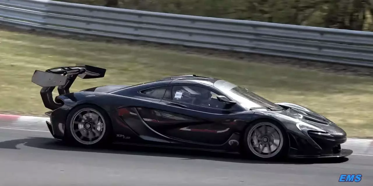 mclaren p1 lm nurburgring