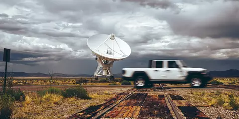 Kendaraan, Langit, Transportasi, Antena, Mobil, Teknologi, Teleskop Radio, Lanskap, Awan, Kendaraan off-road,