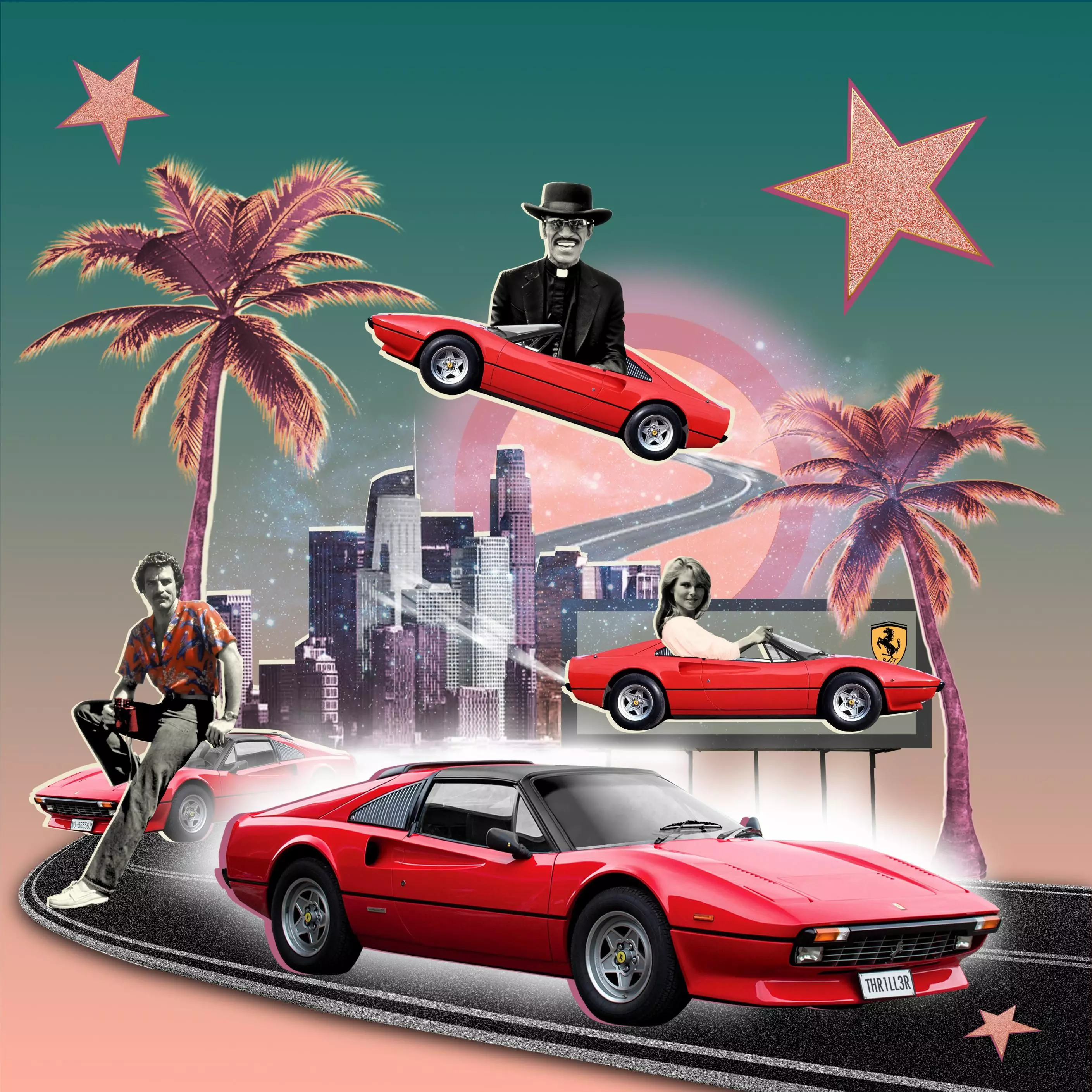 Yadda Red Ferrari 308 GTS Ya Zama Ride na 80s Hollywood Gods