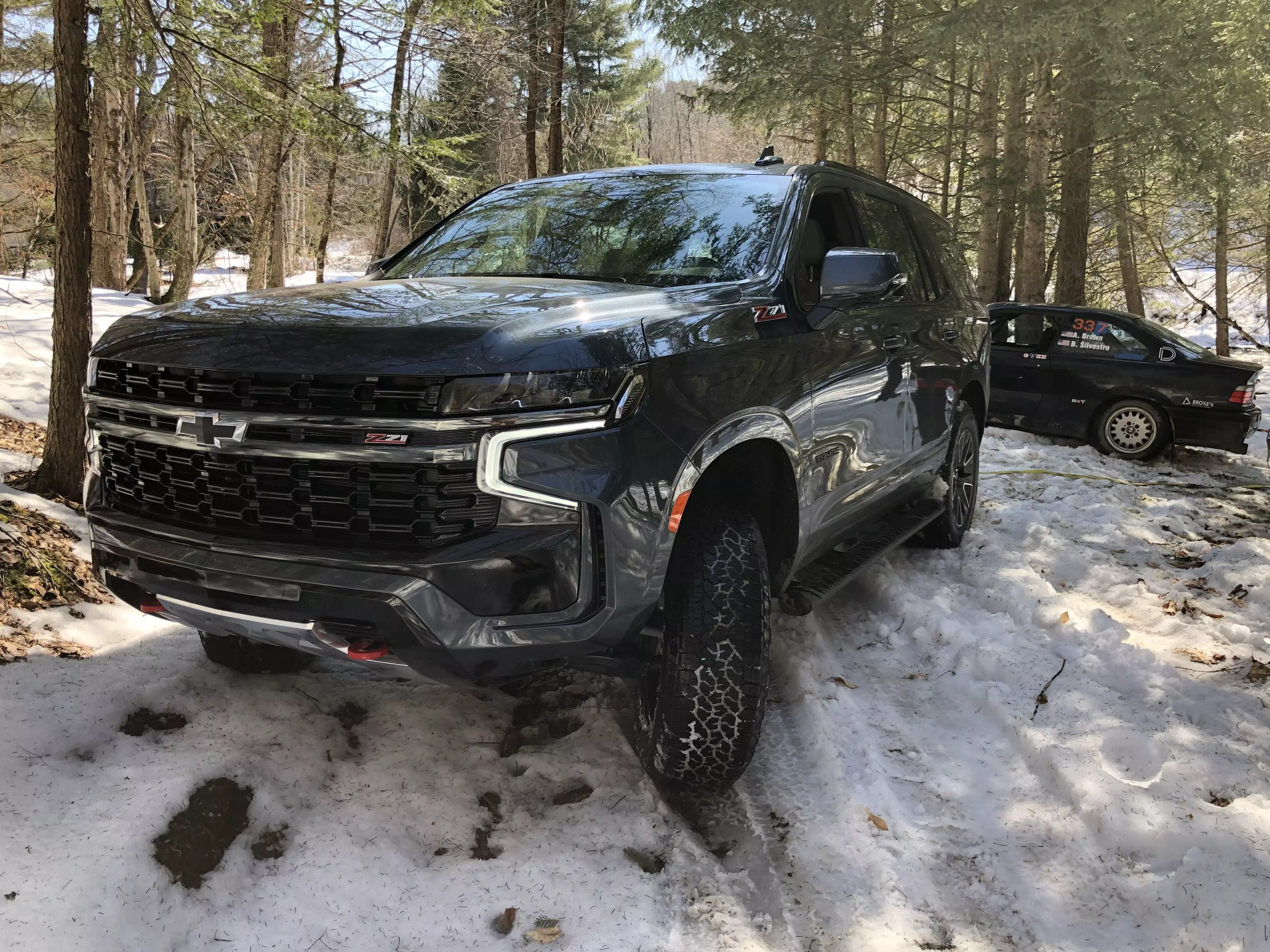 2021 Chevy Tahoe Z71 מהווה אסדה נהדרת לשחזור שלג