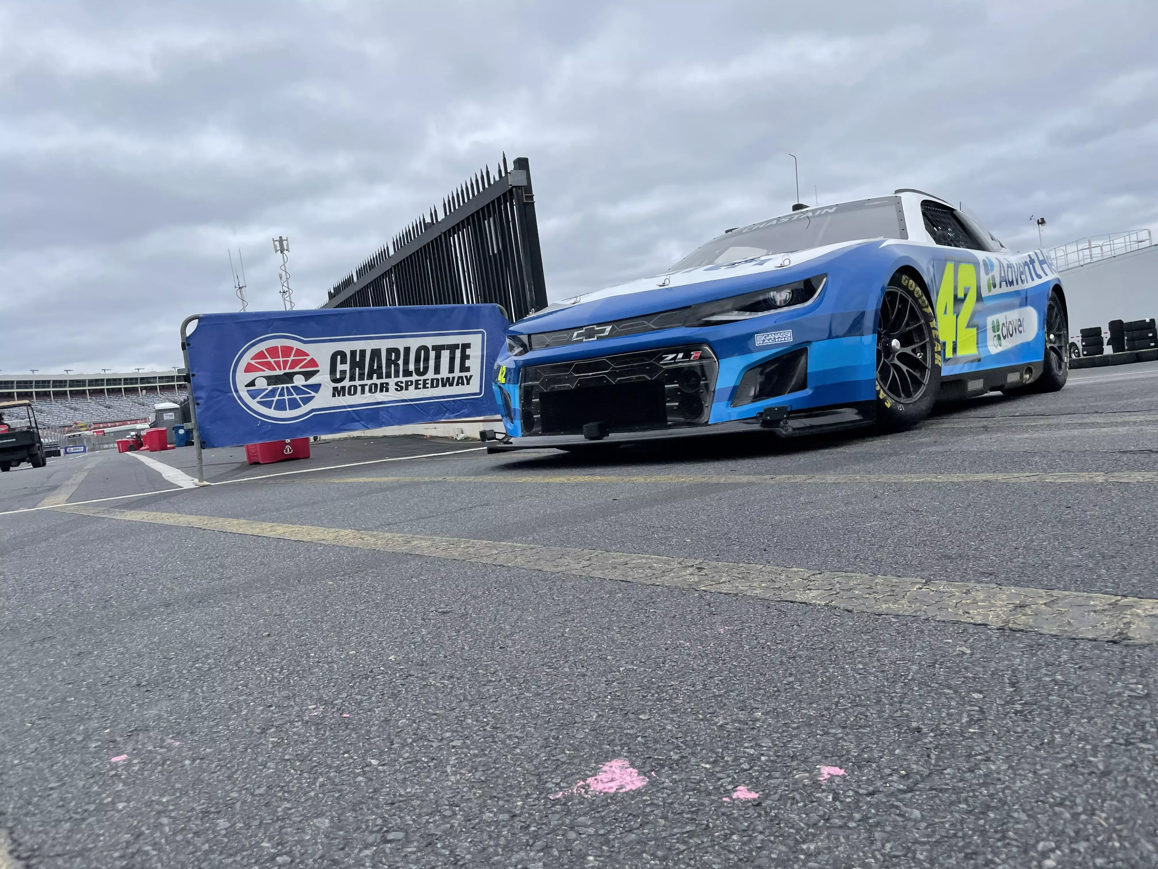 Nascar-Tests der nächsten Generation auf dem Charlotte Motor Speedway