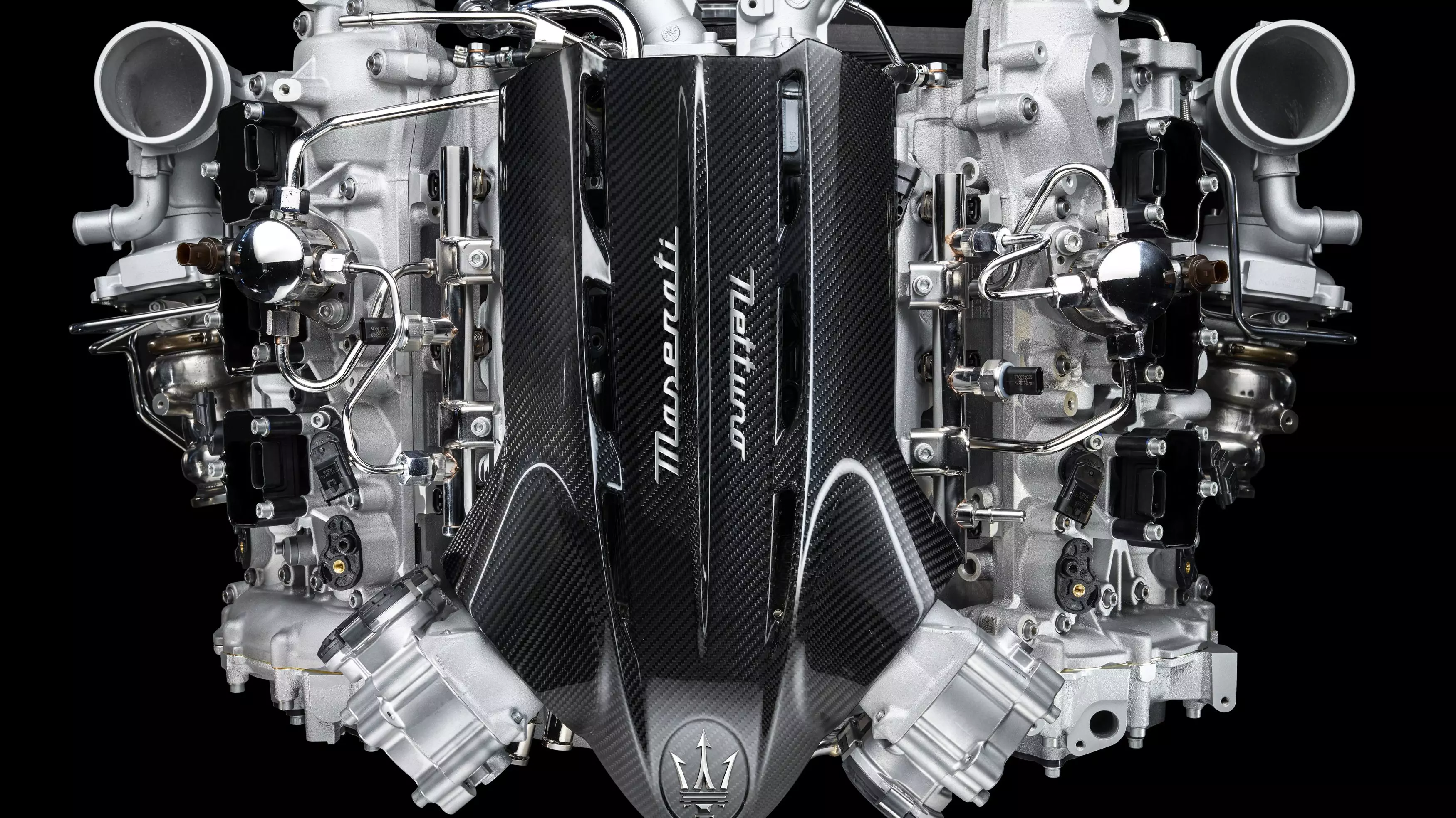 Maserati's New Twin-Turbo V-6 Tiag tiag sib koom nrog Ferrari thiab Alfa