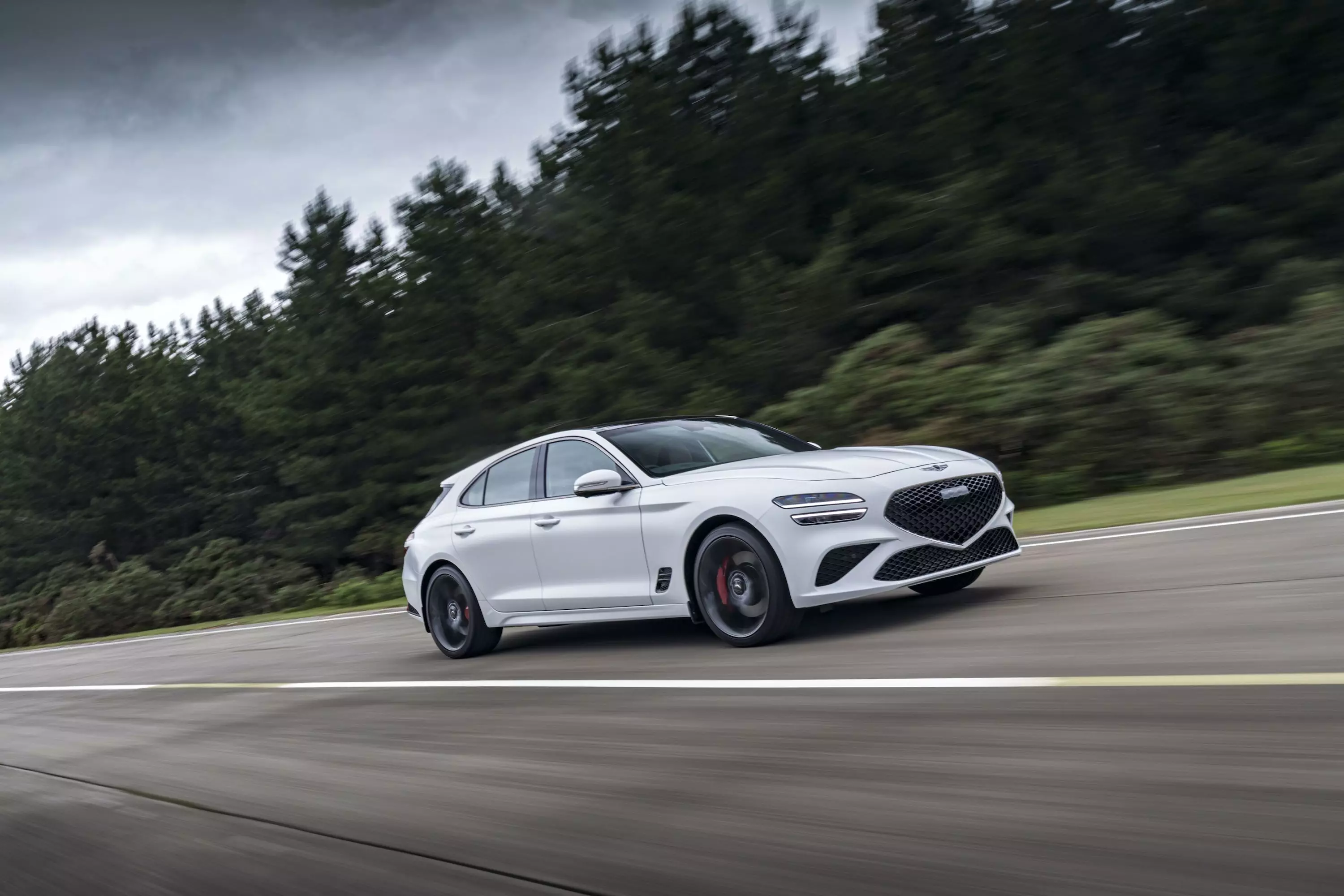 De Genesis G70 Shooting Brake is aanwezig