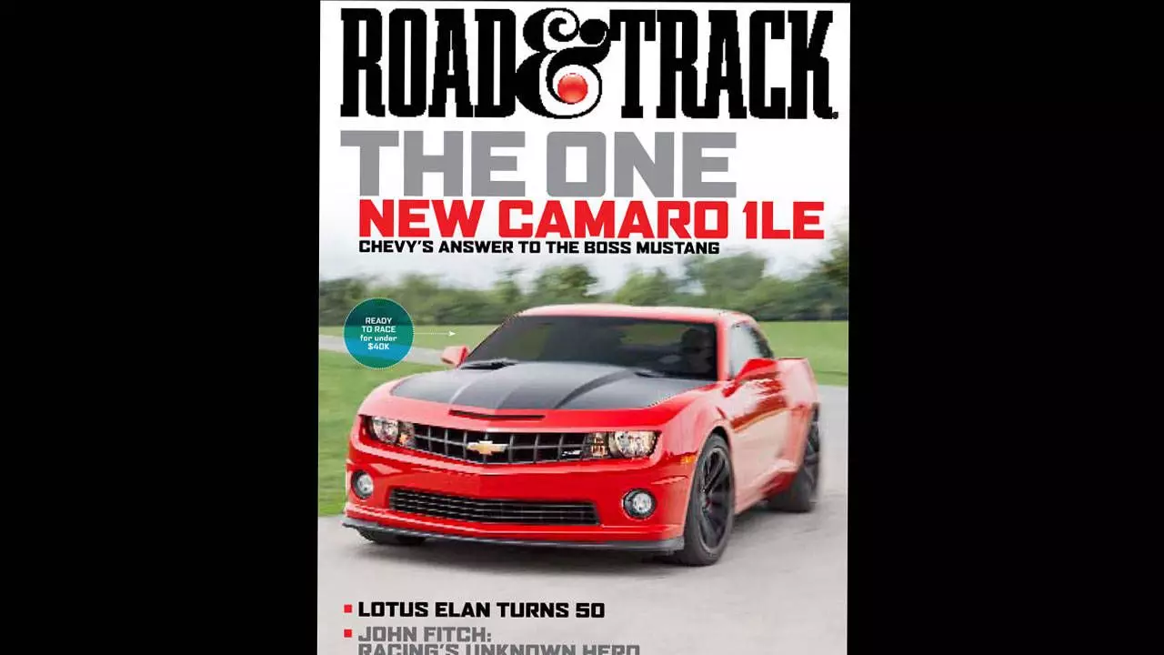 road track desimber 2012 cover