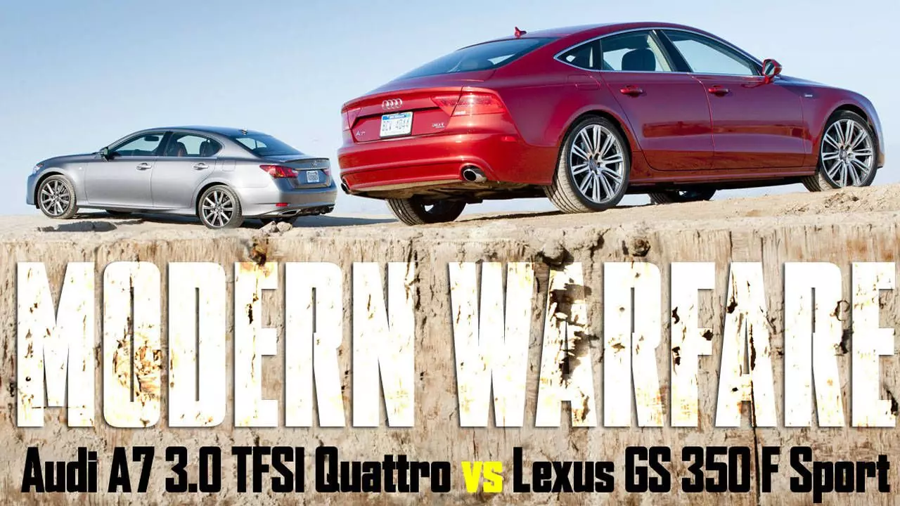 Audi A7 3.0 TFSI Quattro vs. Lexus GS 350 F સ્પોર્ટ