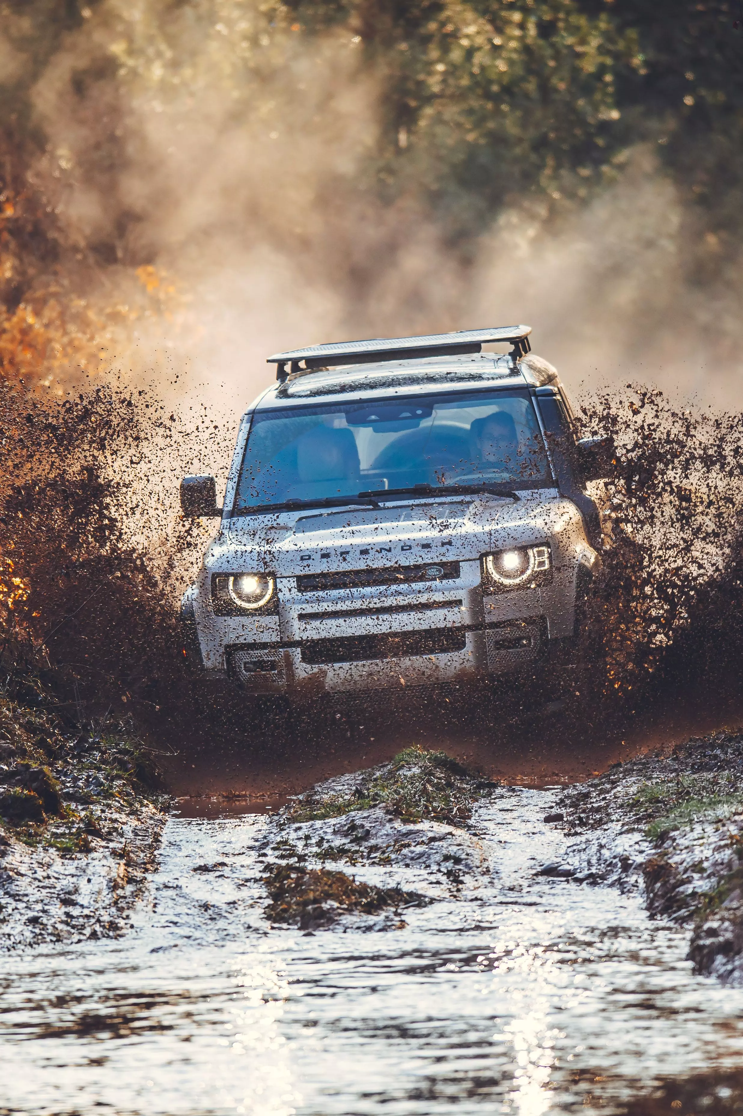 2021 Land rover goragçysy ýol synagyndan