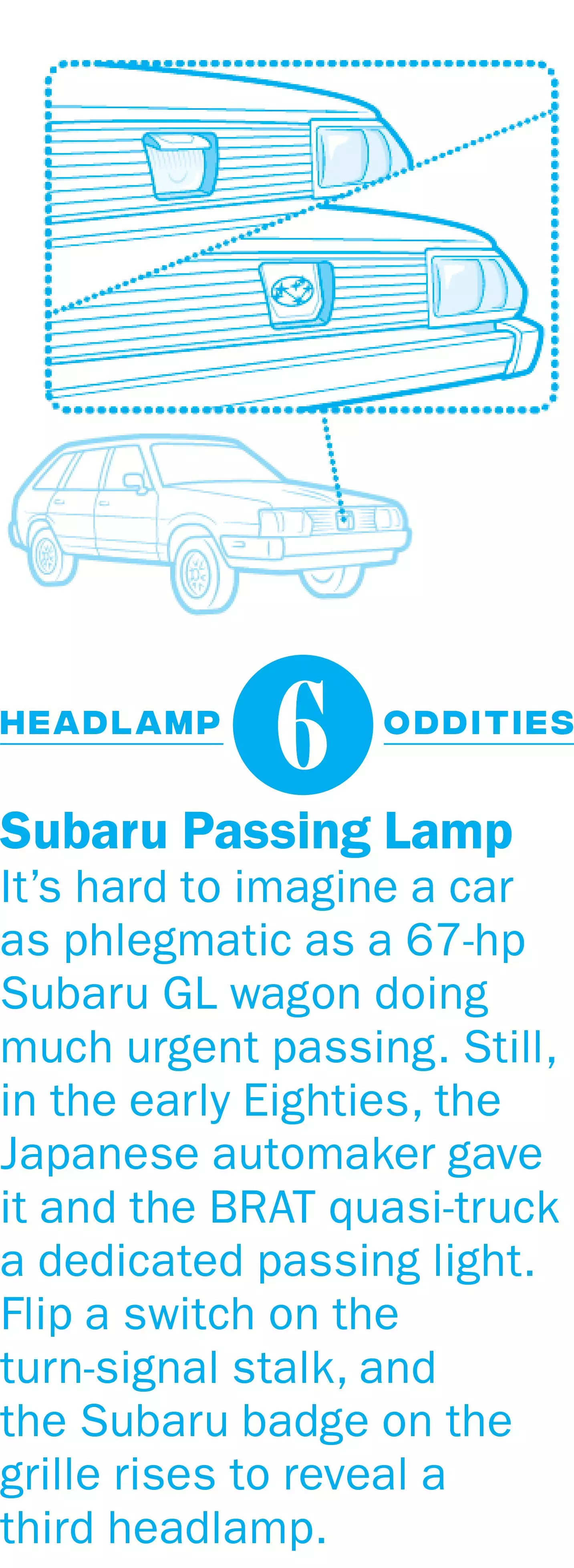 headlamp oddities