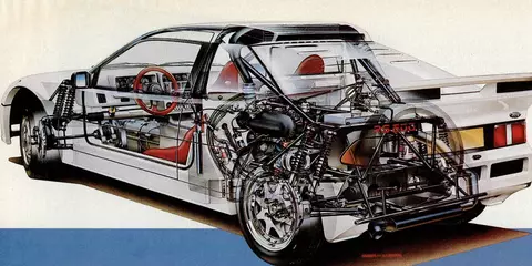 ford rs200 cutaway