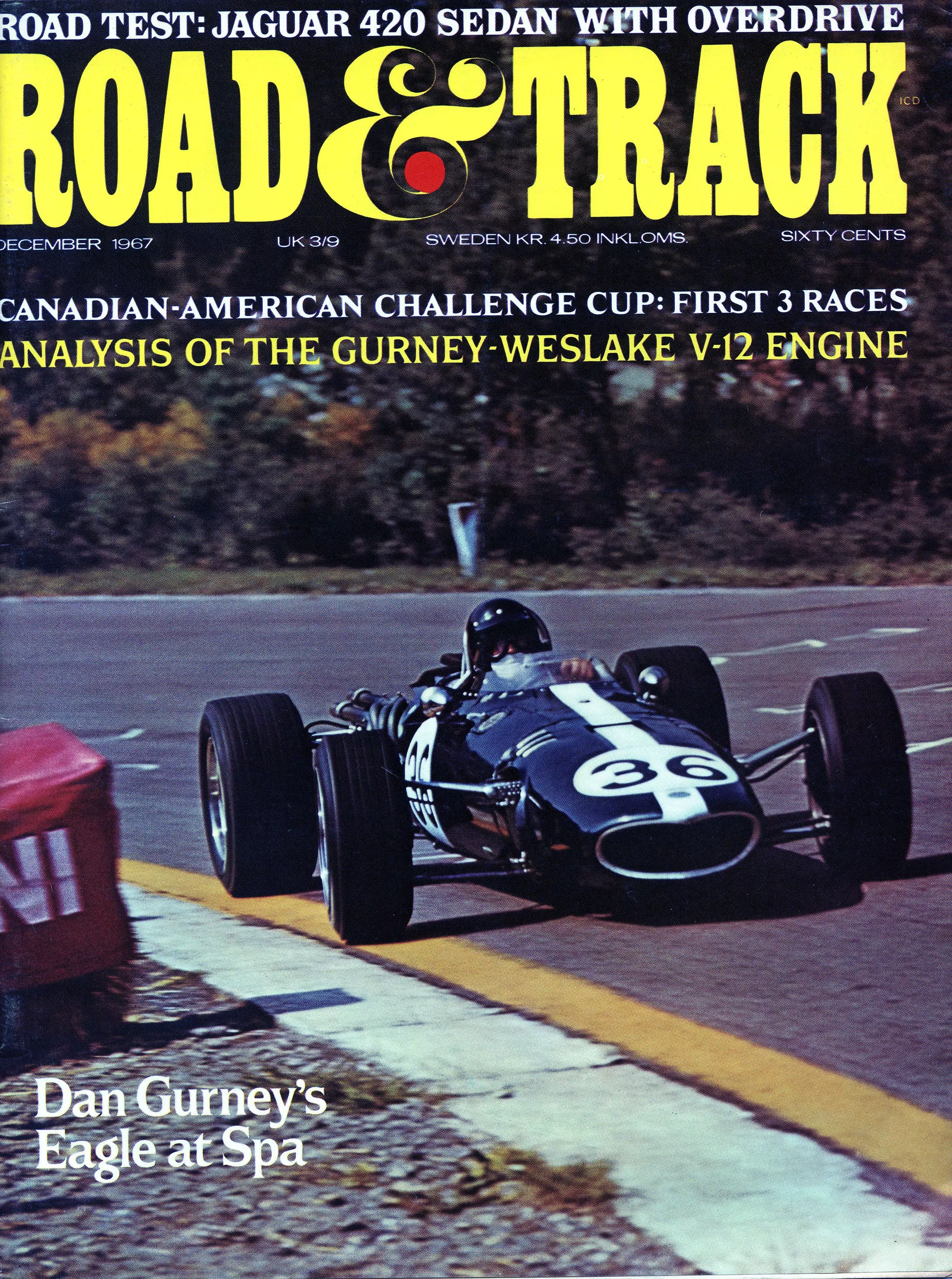 Road & Track Ausgabe Dezember 1967