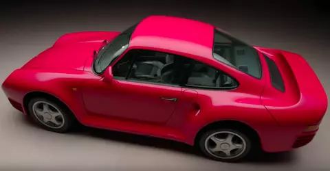 Vehicul terestru, vehicul, mașină, Porsche 959, supercar, roșu, mașină sport, roată din aliaj, coupé, ușă vehicul,