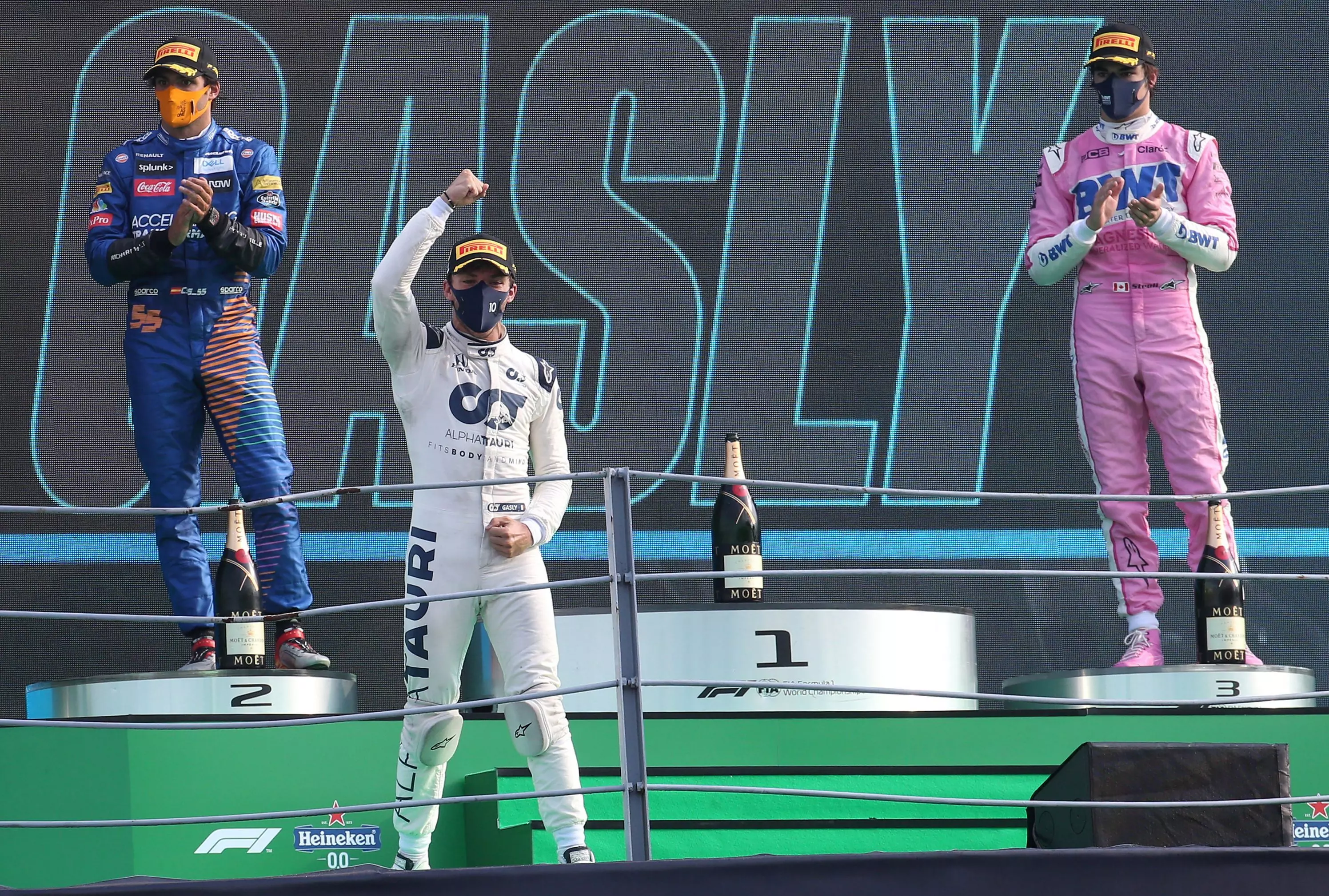 auto prix f1 ita podium