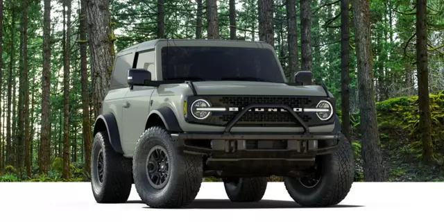 2021 Ford Bronco Lomiga Muamua Numera Gaosia Fa'aluaina