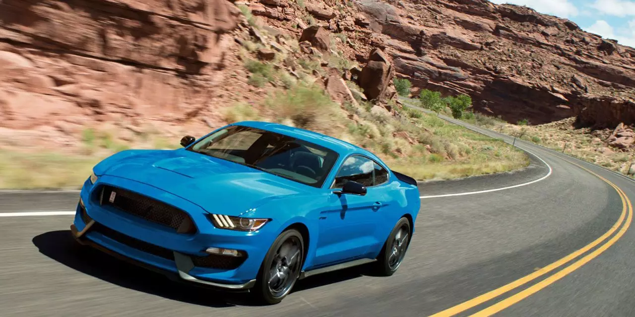 Veyikil tè, Machin, Machin, Machin, Machin pèfòmans, Blue, Hood, Konsepsyon otomobil, Shelby mustang, Road,