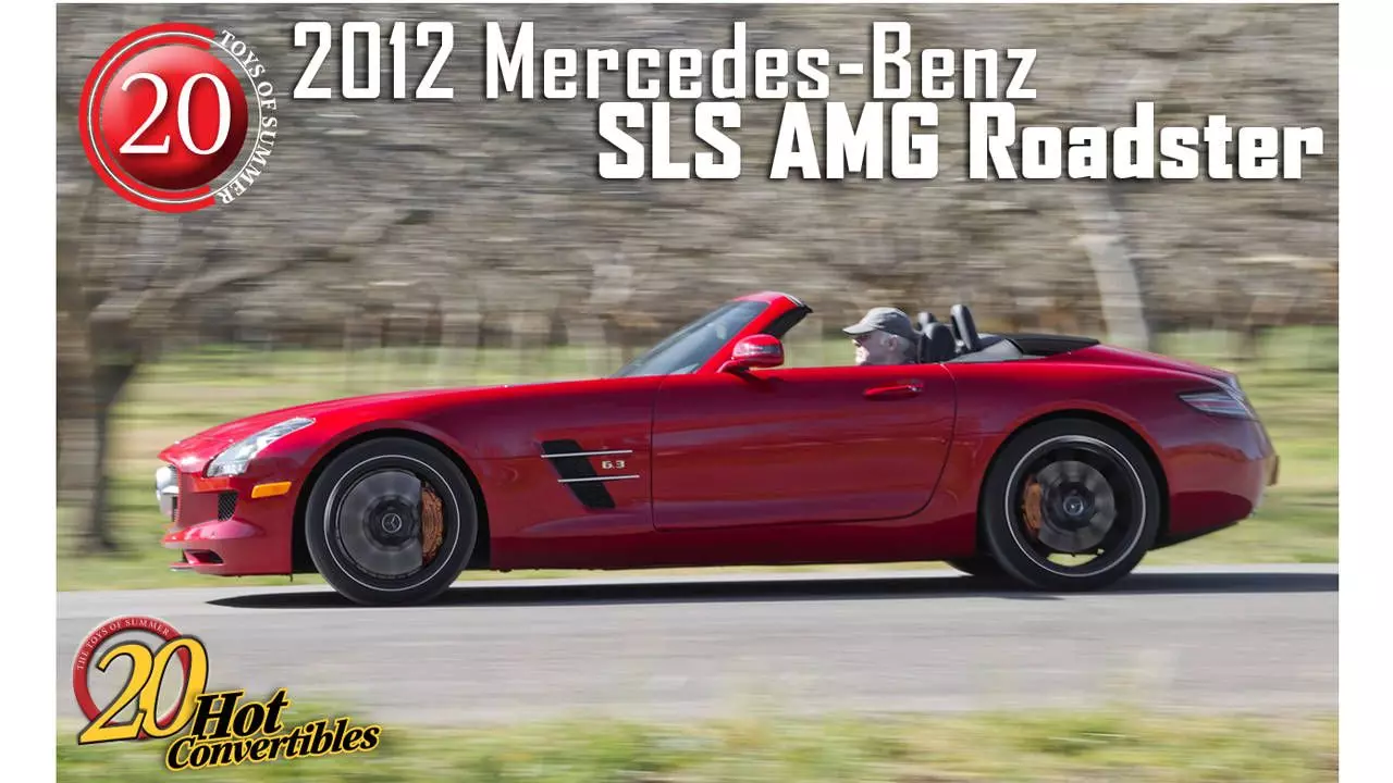 2012 mercedes sls amg роудстър