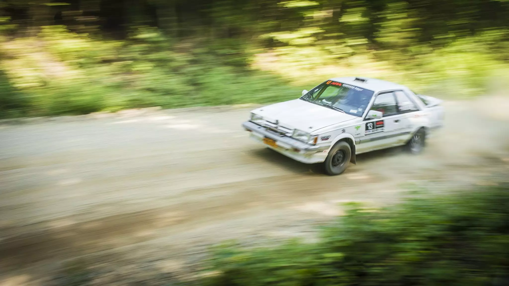 Voiture de rallye Subaru RX 1987