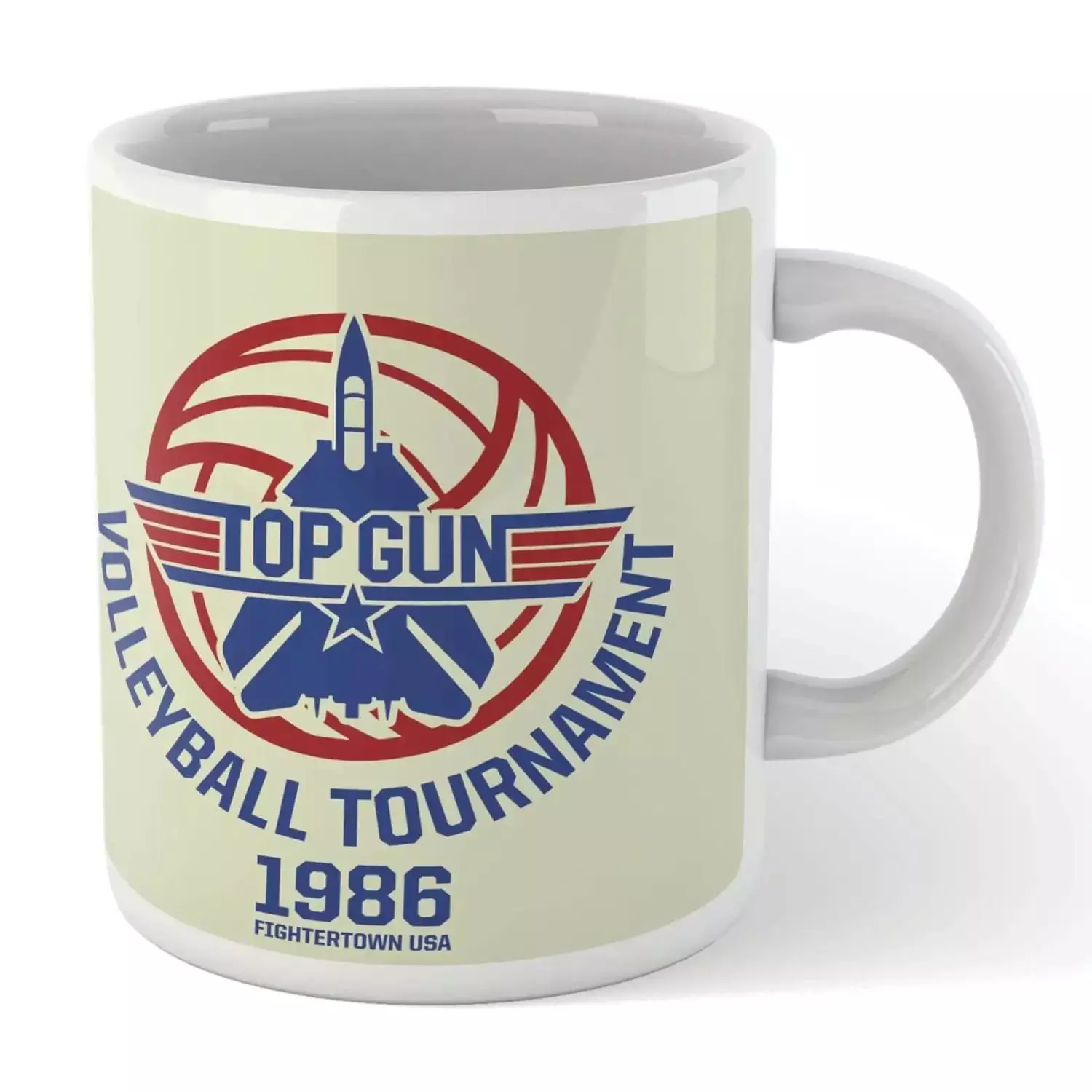 Top Gun Volleyball Tournament 1986 mug