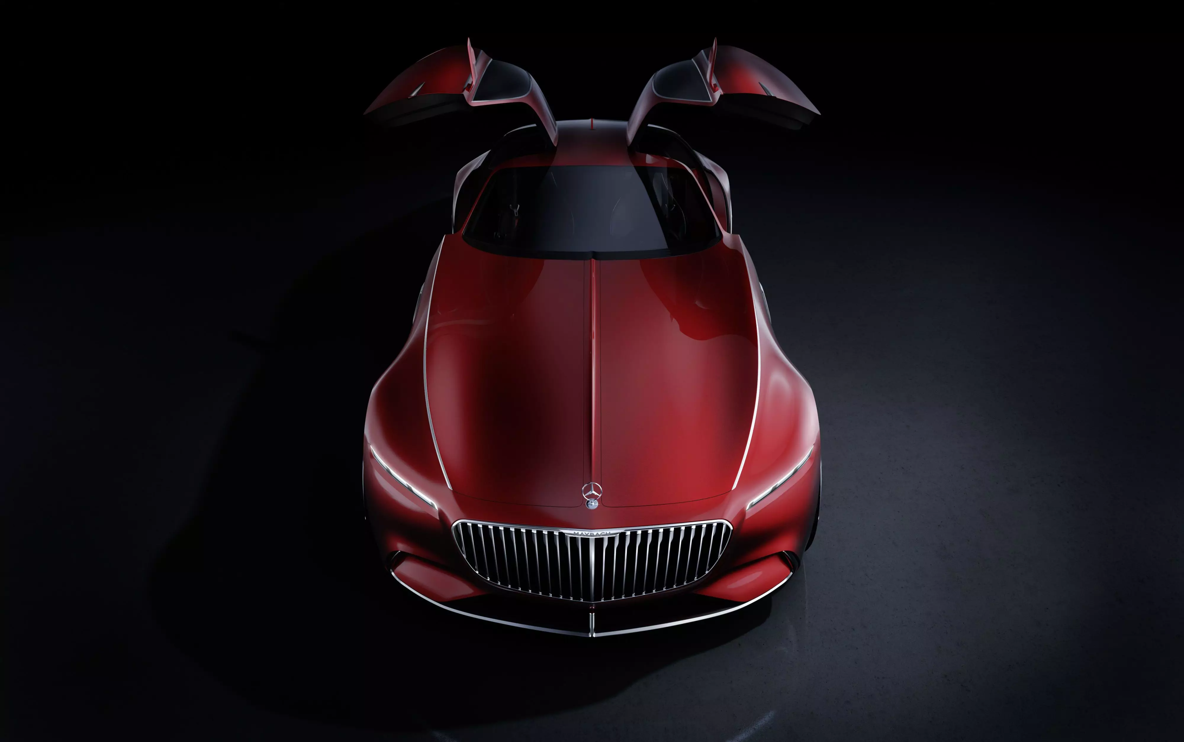 Mercedes-Maybach 6 Concept gullwing qhov rooj