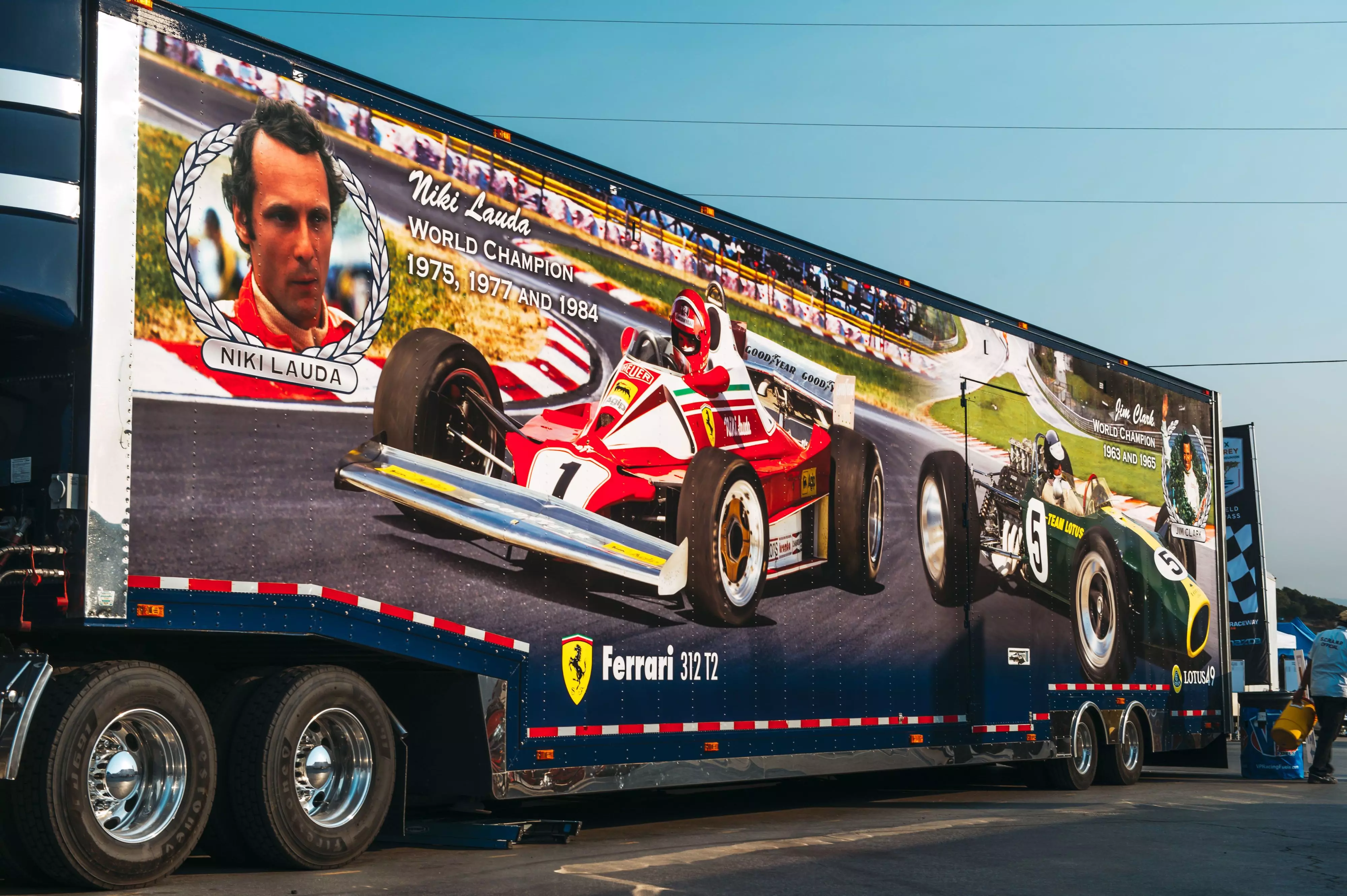 Ferrari Historics Race Trailer Monterey