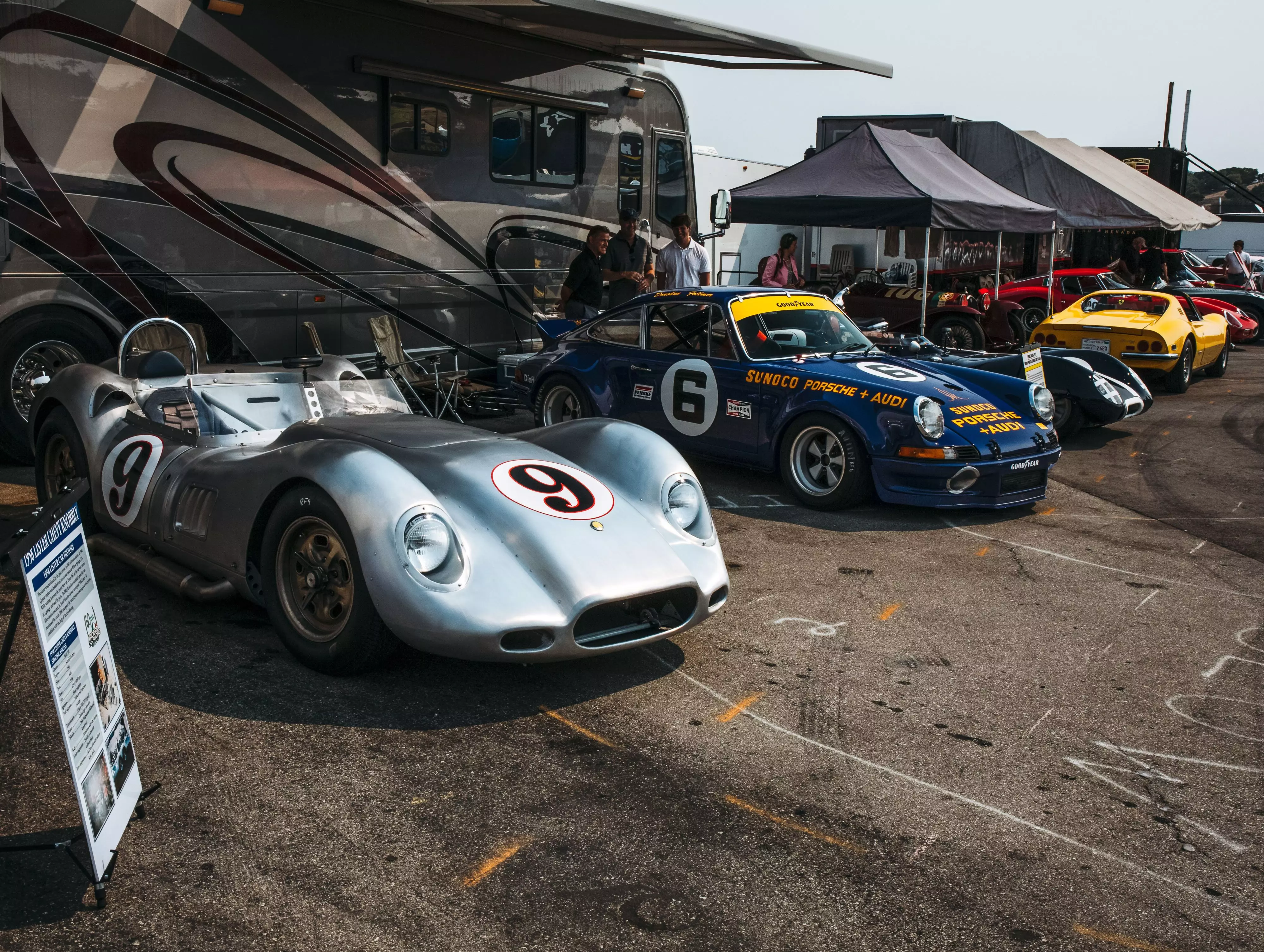 Racing Paddock Mazda Raceway Laguna Seca Monterey Historics