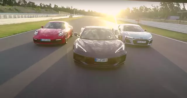 Corvette vs R8 vs 911