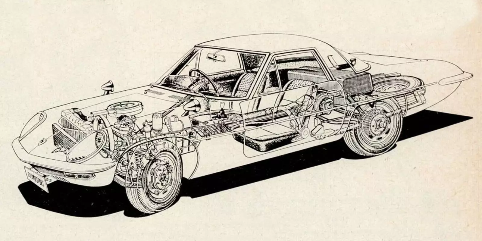 Mazda Cosmo Sport Diagramm
